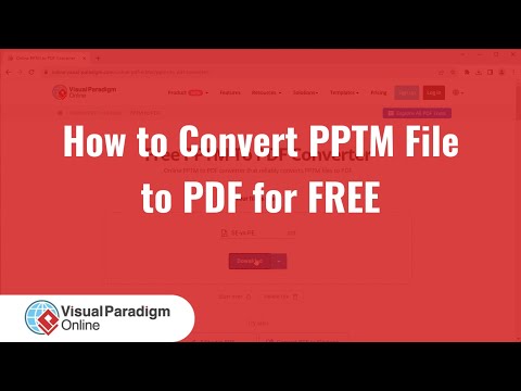 How to Convert PPTM File to PDF for FREE
