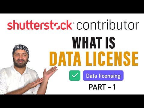 What is Data License on Shutterstock Contributor? Part - 1 | Urdu / Hindi