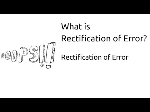 What is Rectification of Errors? Video Lecture - Accountancy Class 11 ...