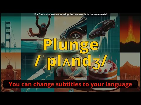 Plunge meaning with 5 examples