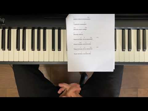 Dame de beber / en piano 🎹 fácil