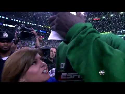 Kevin Garnett's iconic "Anything is possible moment" after winning the title #NBA #nbahighlights #kg
