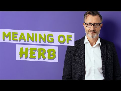 Herb | Meaning of herb 📖 📖