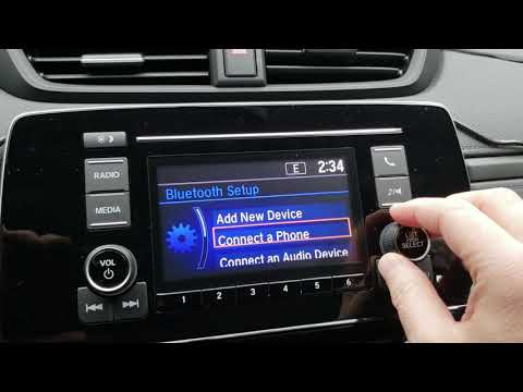 2018 Honda CR-V LX how to delete a phone from the HandsFreeLink.