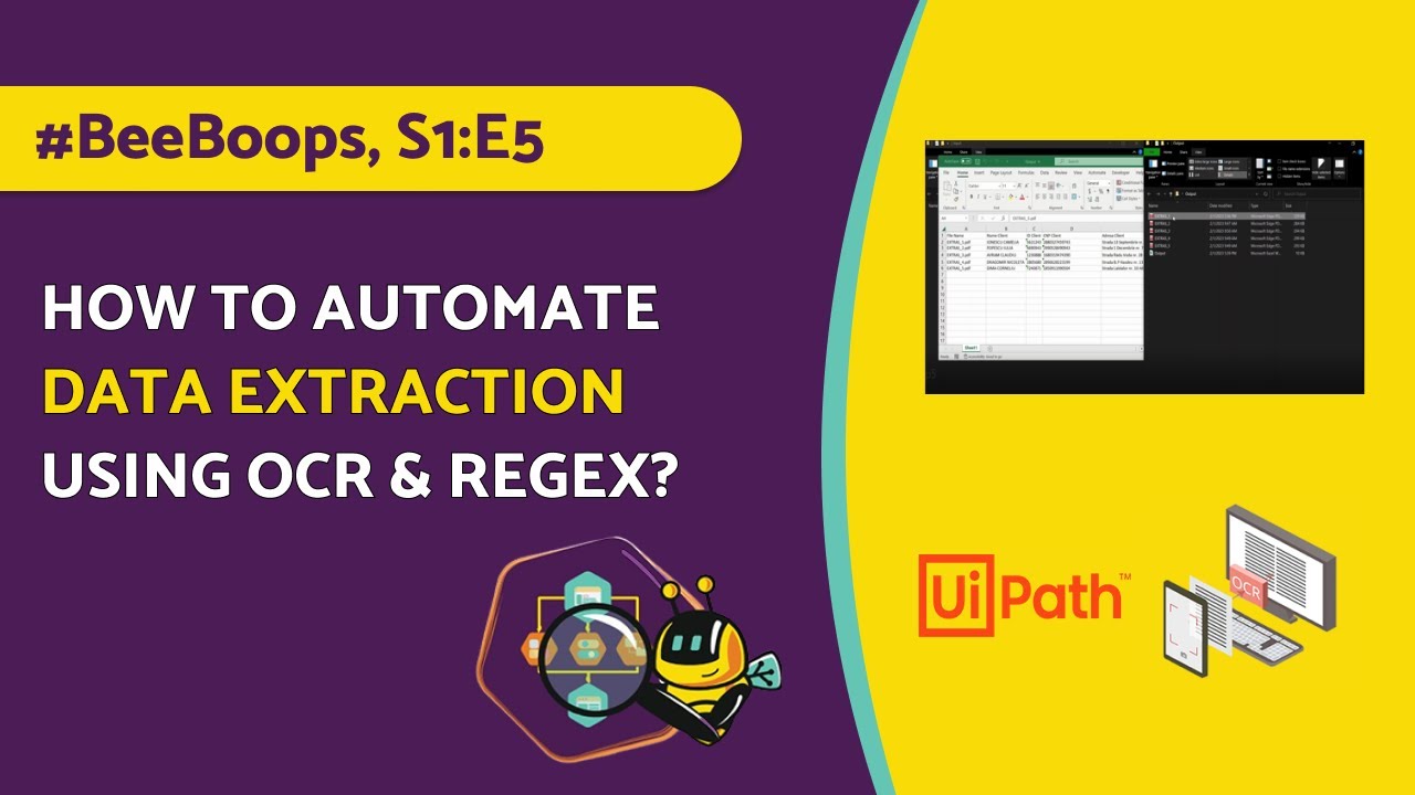 How to automate Data Extraction using OCR & Regex?