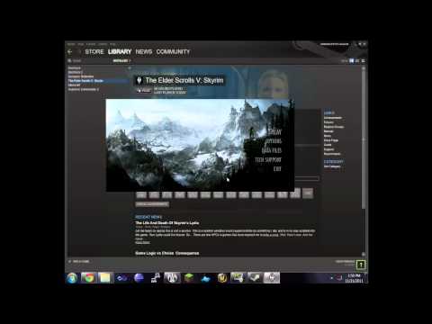 Skyrim - How to Install Mods - Steam