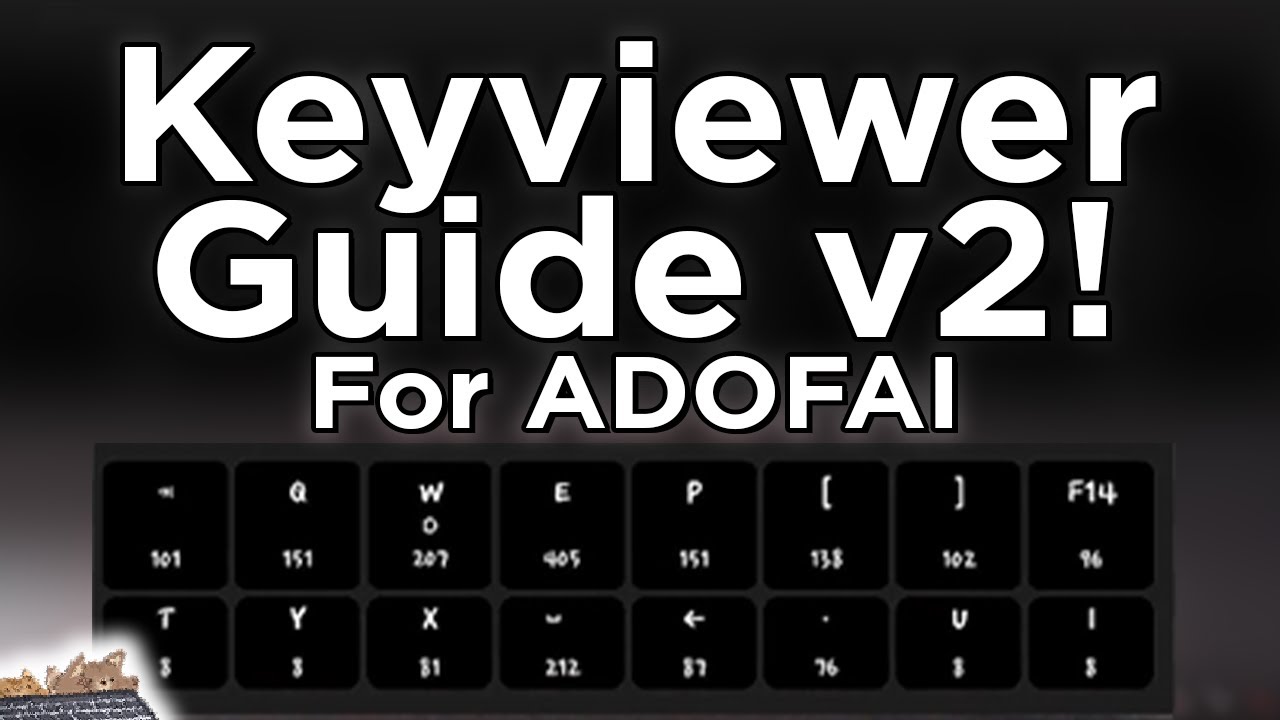 how to setup a keyviewer for ADOFAI! (and fully customize it!) v2!!