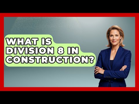 What Is Division 8 In Construction? - Civil Engineering Explained