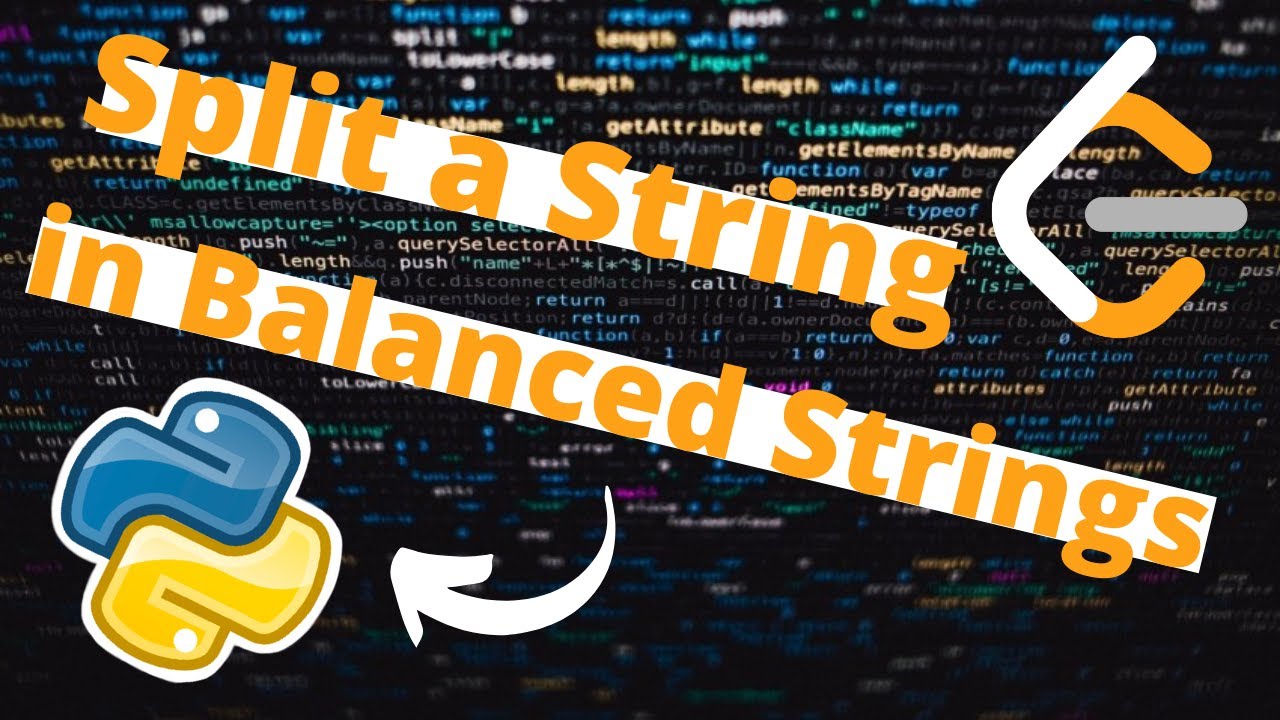 LeetCode - Split a String in Balanced Strings in Python