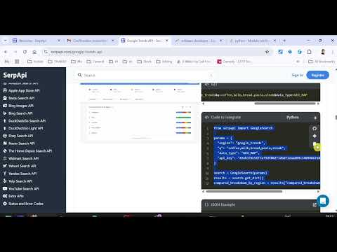 Google Trends Data Gathering using Python API Google Trends PBI Project