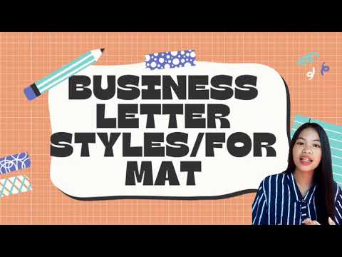 Business Letter styles/format ( Block Letter format & Modified Block letter format)