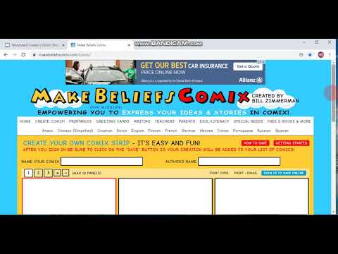 How to make a short online comic