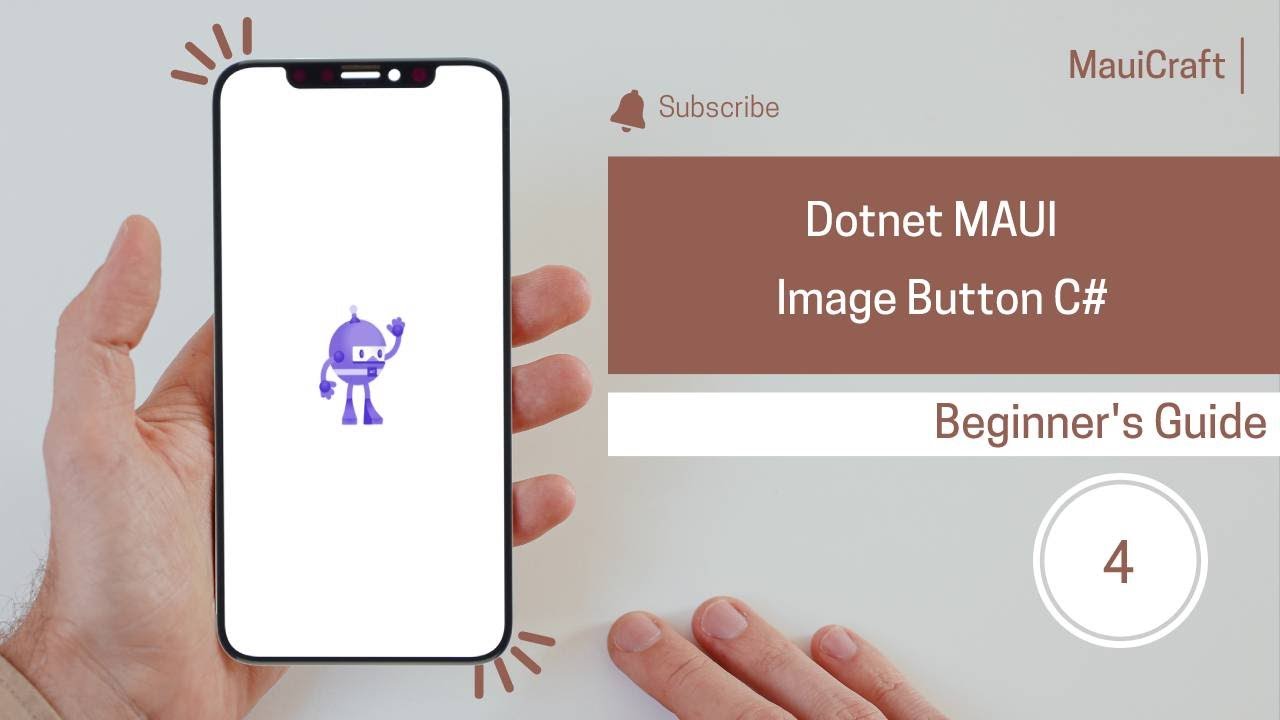Dotnet MAUI  Image Button C# Tutorial 3.1