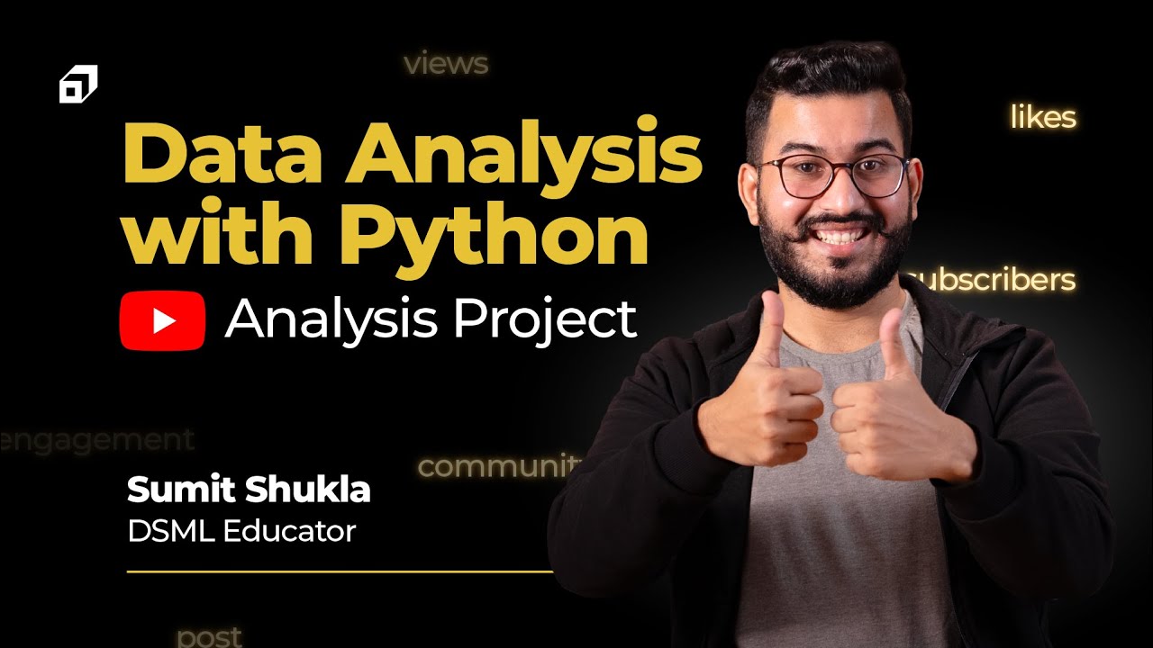 Python For Data Analysis Module 4 | Complete Youtube Analysis Project | Data Analytics @SCALER