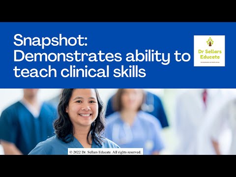 Certified Nurse Educator: Snapshot 75-Clinical Teaching Skills: 5 Clinical Areas+3 Strategies