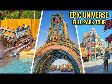 Universal EPIC Universe - 4K FULL PARK WALKTHROUGH