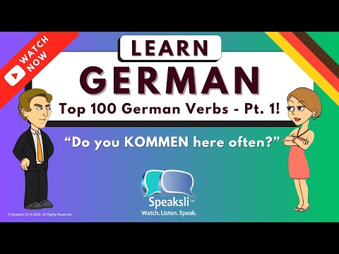 German – 100 Common German Verbs | Life long sharing