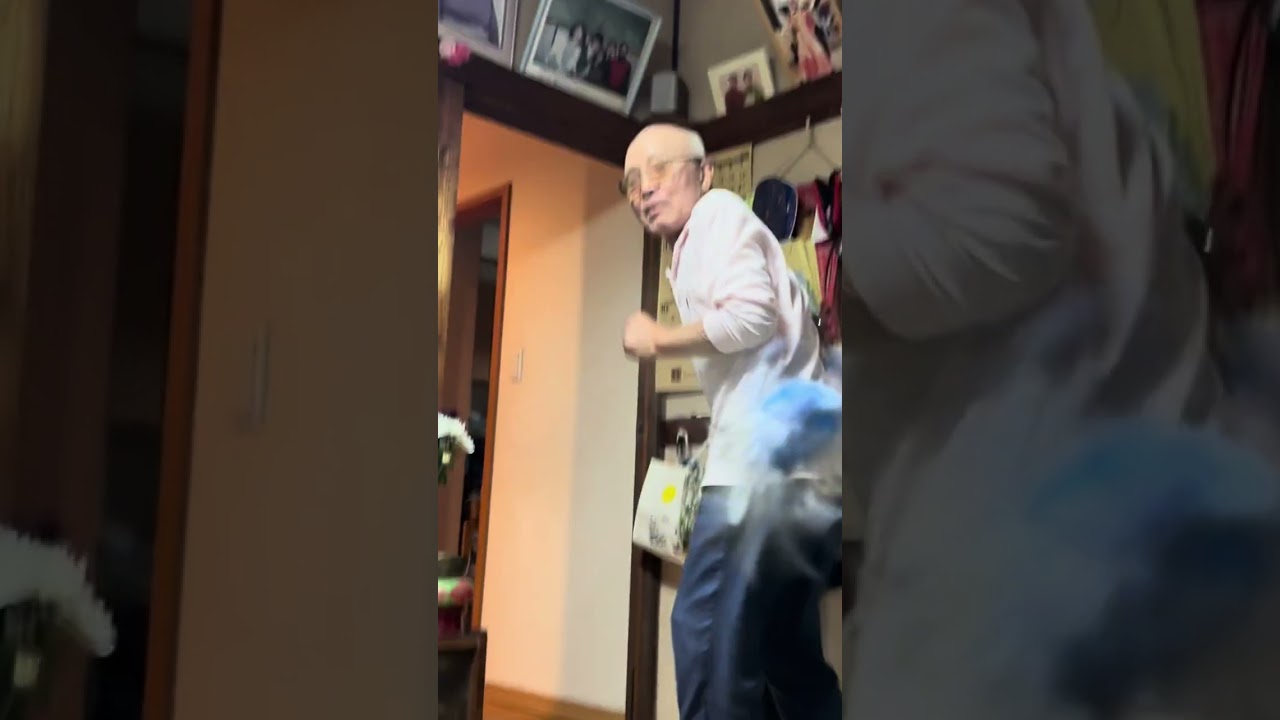 Bird repeatedly lands on man in Japan