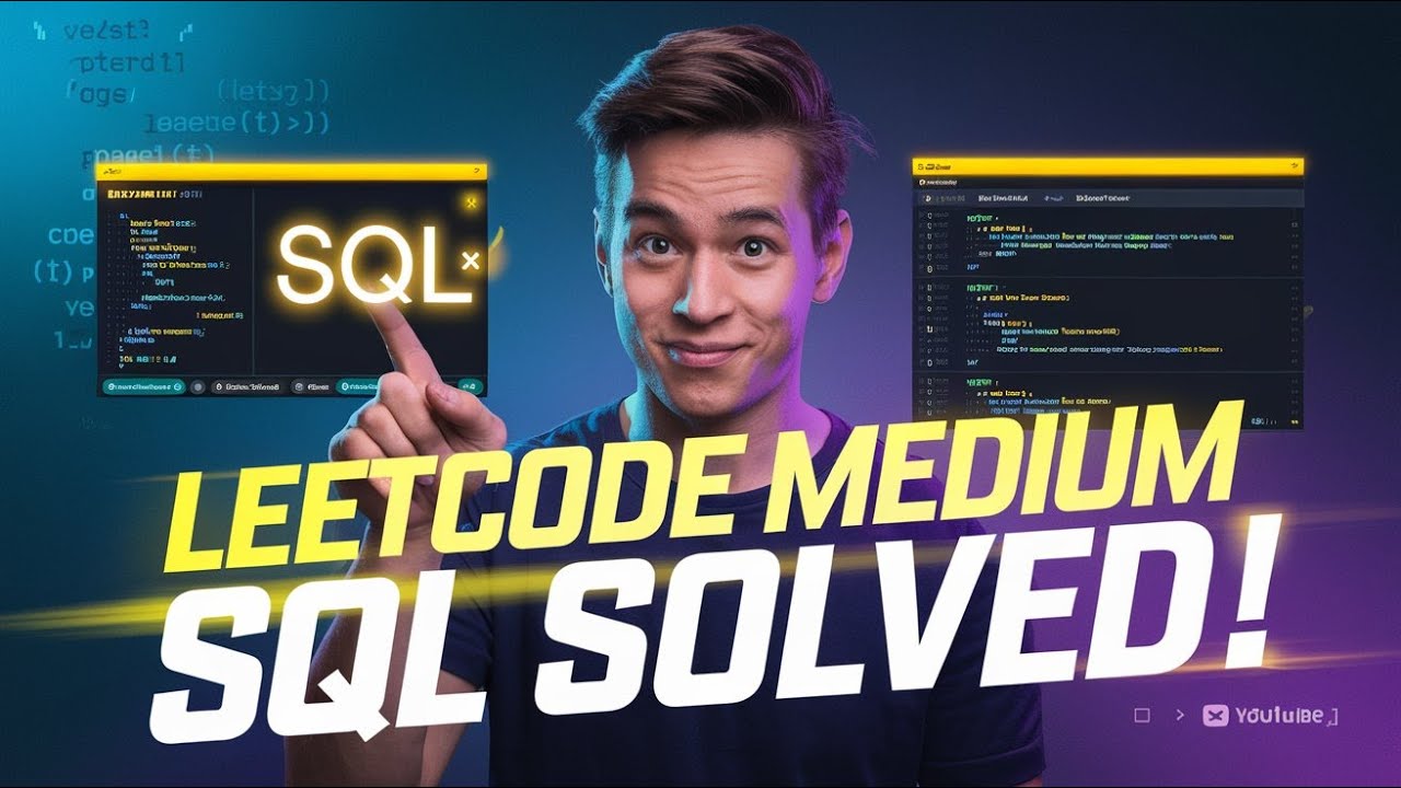 Master MEDIUM LEVEL LEETCODE SQL PROBLEMS -  A COMPLETE GUIDE