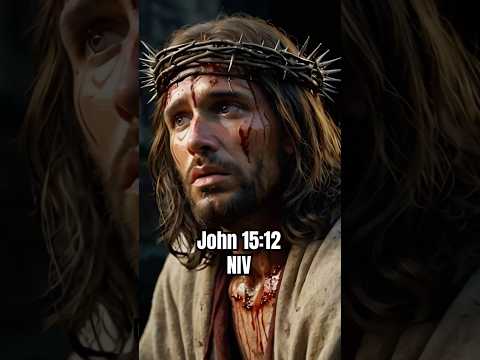 John 15:12 | Daily Prayer Bible Verse - Love Each Other| NIV