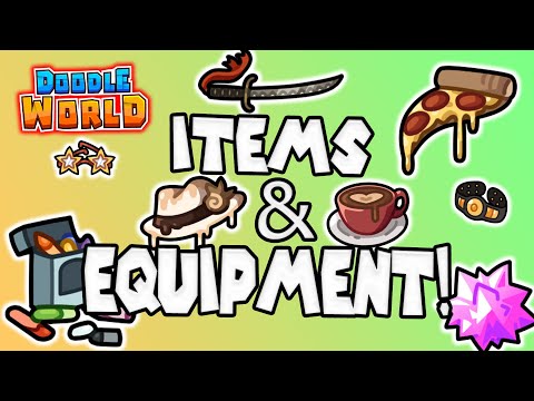 Items & Equipment! Doodle World (2023)
