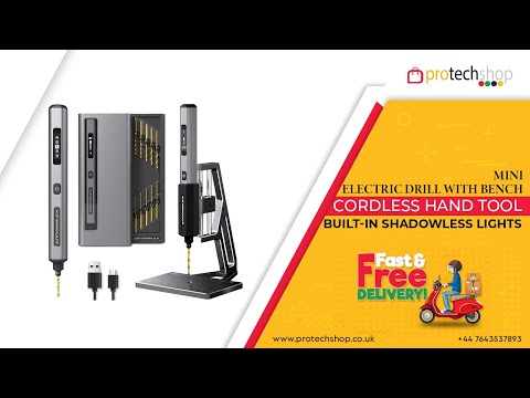 ARROWMAX Mini Electric Drill with Bench Drill Press (SDS Mini Plus ...