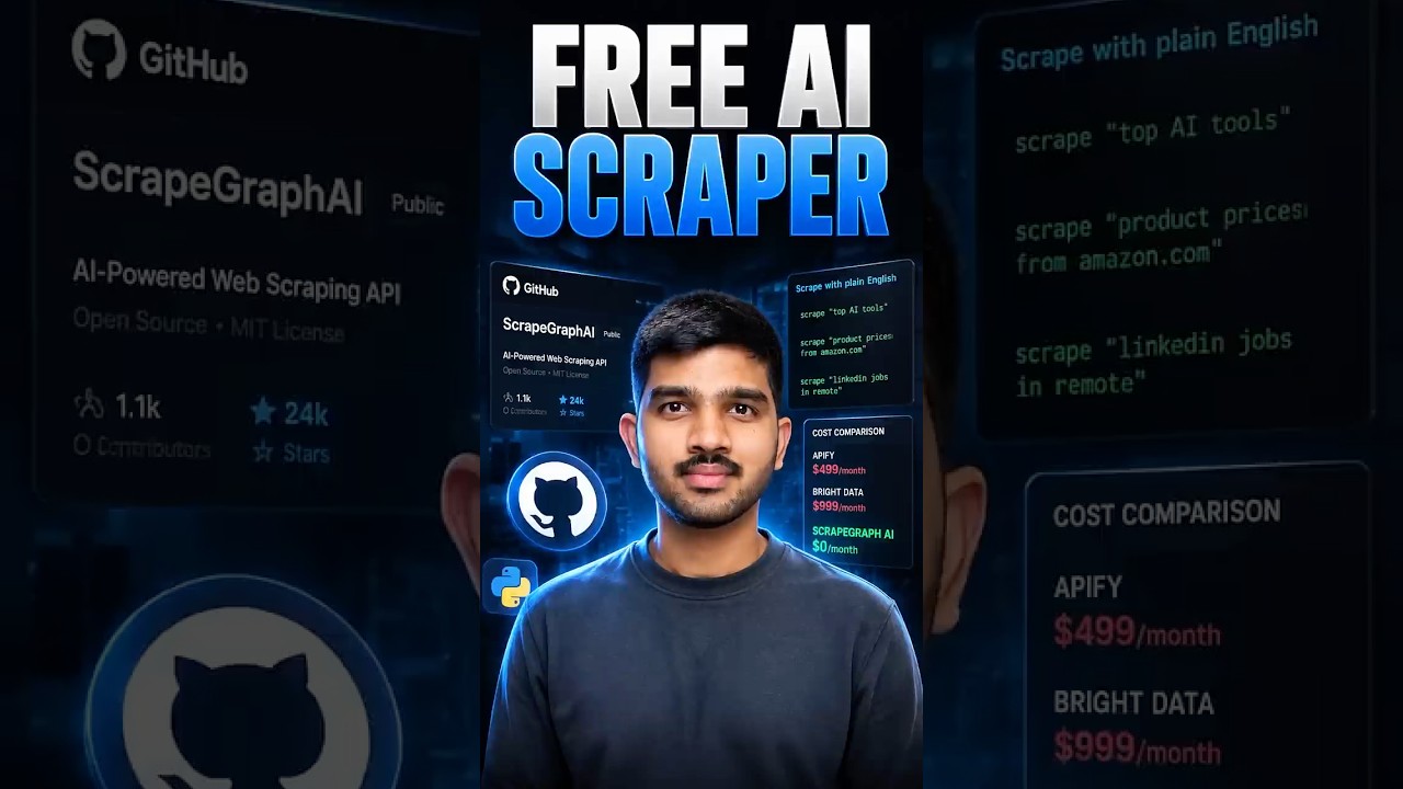 ScrapeGraphAI GitHub AI scraper Demo