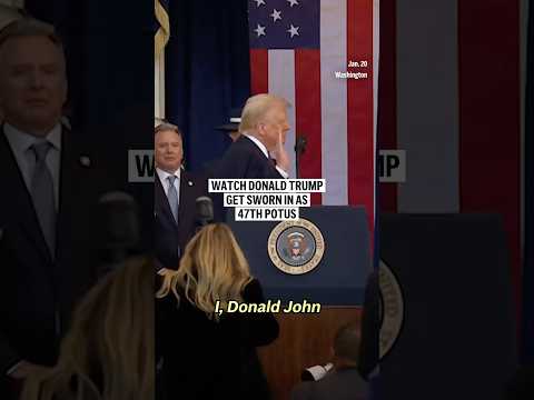 Video | Watch Donald Trump get sworn in as 47th POTUS | Hatha Alyoum