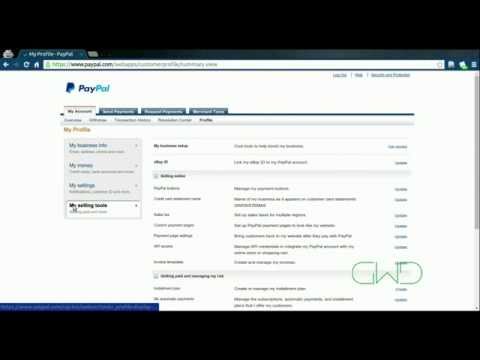 SCIGE - How to generate PayPal API Keys
