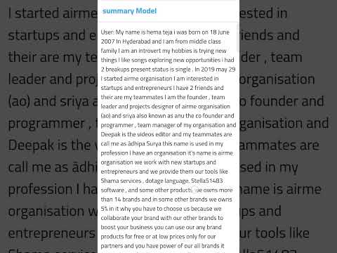 I made a summary ai bot using huggingface ???? models #aimodel #ai #huggingface #bot #codingtutorial