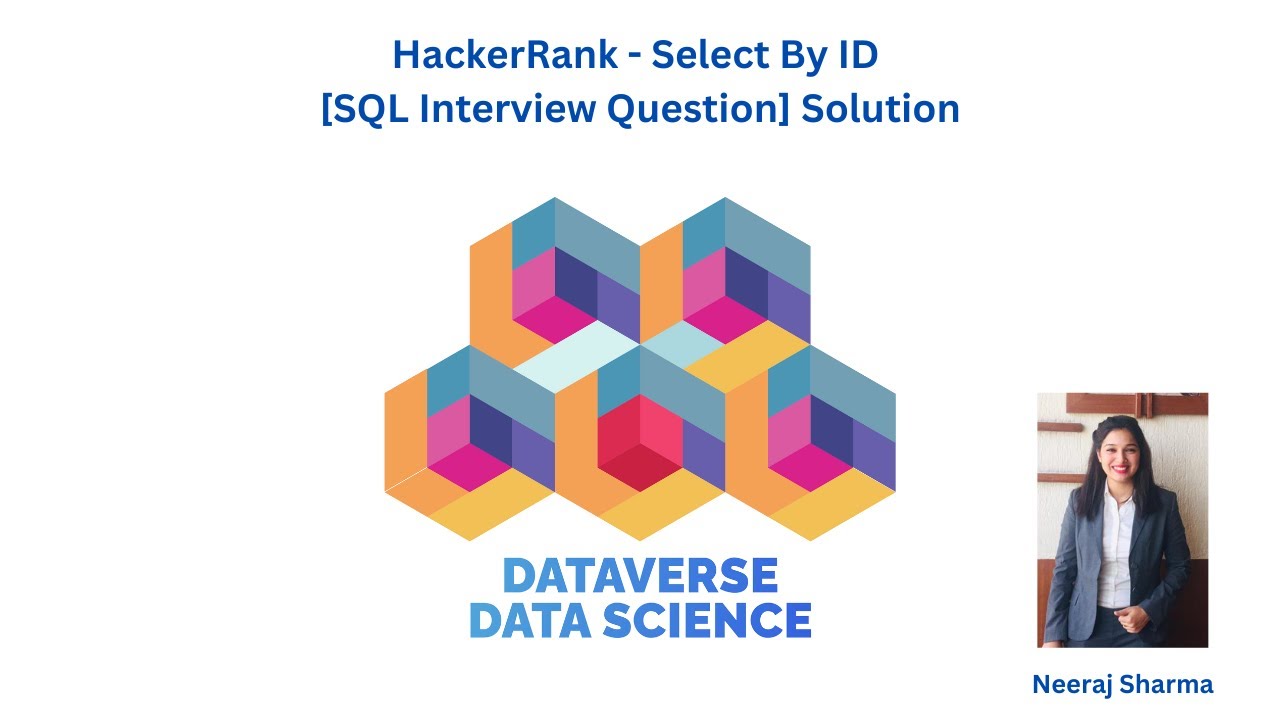 HackerRank - Select By ID [SQL Interview Question] Solution