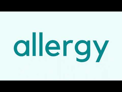 How to pronounce "allergy"?