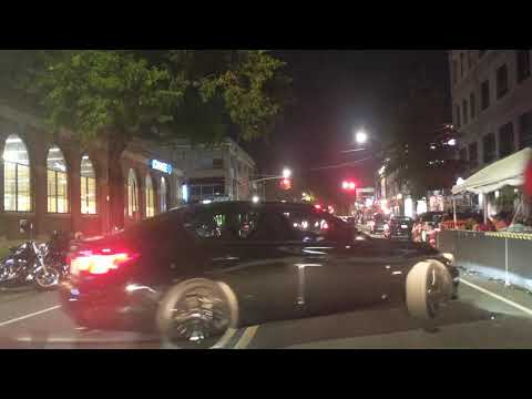 Dashcam 035: Steinway midnight ? 11pm, closing time.  Astoria, NY in summer 2020.