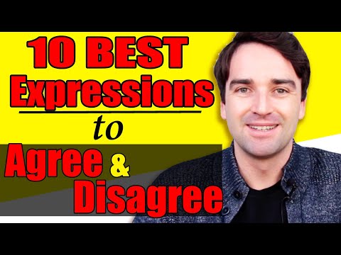 10 BEST EXPRESSIONS to Agree and Disagree in English - Learn Natural English Expressions