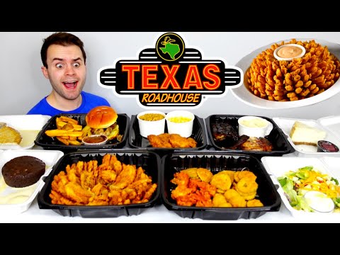 Trying Texas Roadhouse for the FIRST TIME! Menu REVIEW! - Appetizers, Entrees + MORE!