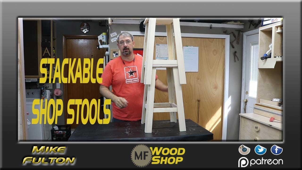 Stackable Shop Stools