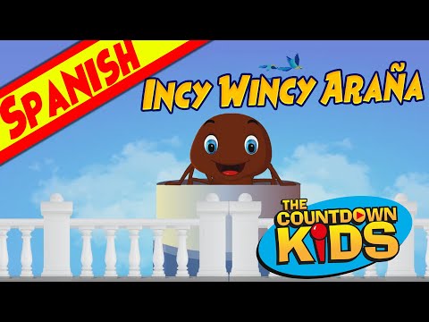 Incy Wincy AraƱa (Incy Wincy Spider) (Spanish Version)- The Countdown Kids | Nursery Rhymes