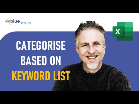 Assign Categories Based on Keywords in Excel | Check if Cell Contains Text From List