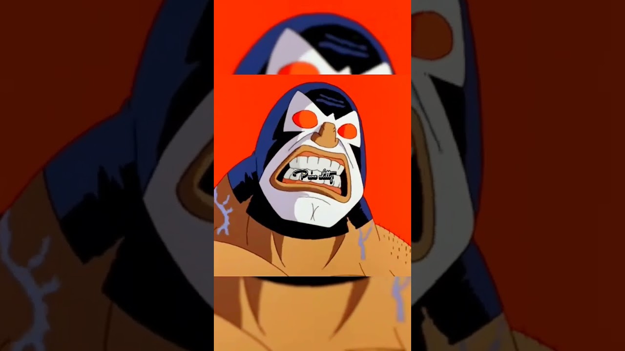 Batman almost kill Bane 😳 #batman  #dccomics #animation  #shorts