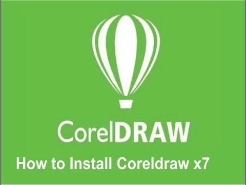 How to Install coreldraw x7