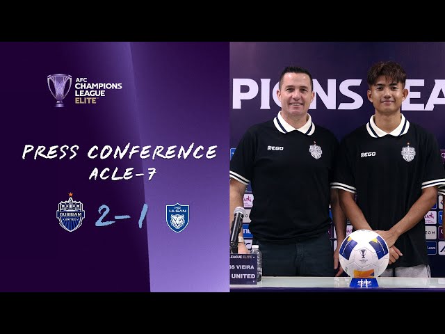 PRESS CONFERENCE (ACLE-7) BURIRAM UNITED 2-1 ULSAN HD FC | วิดีโอครีเอเตอร์ :: OS