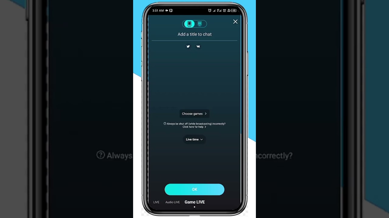 how to live stream games on BIGO live