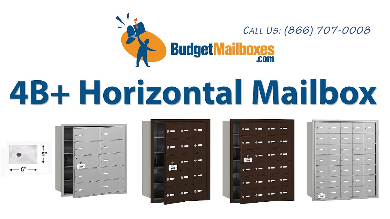 Budget Mailboxes | 4B+ Horizontal Mailbox