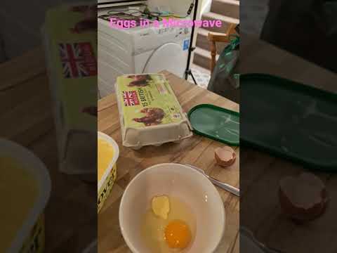Eggs In A Microwave #shorts #cookinghacks #cooking #howto