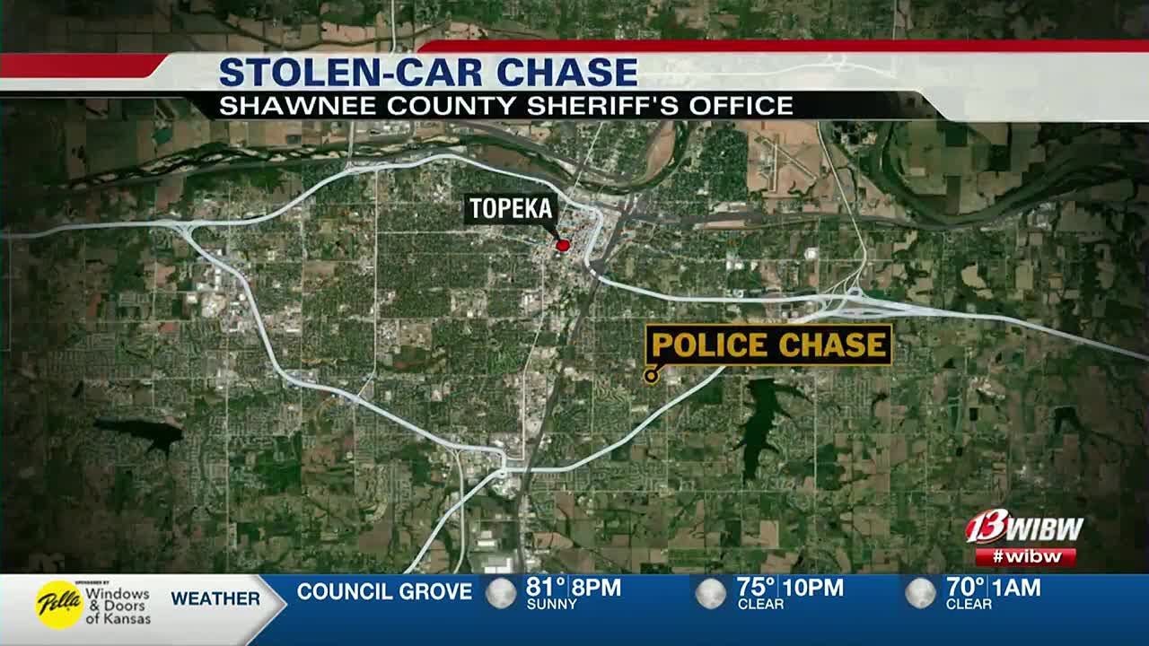 Boy, 12, taken into custody after stolen-car chase in southeast Topeka
