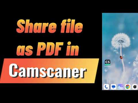 Share the File as Pdf in Cam Scanner (2024)