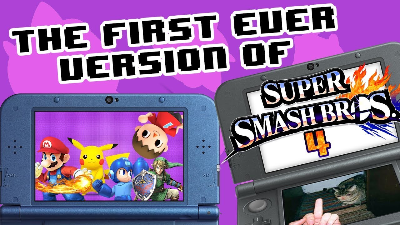 The first version of Smash 4! - SSB4 3DS Demo