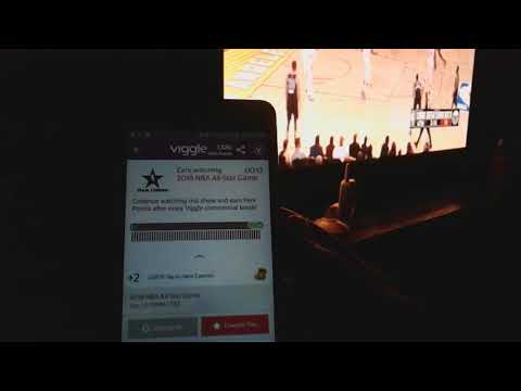 Got paid for watching NBA All Star Game Viggle app pretty cool if you ask me Free debit card