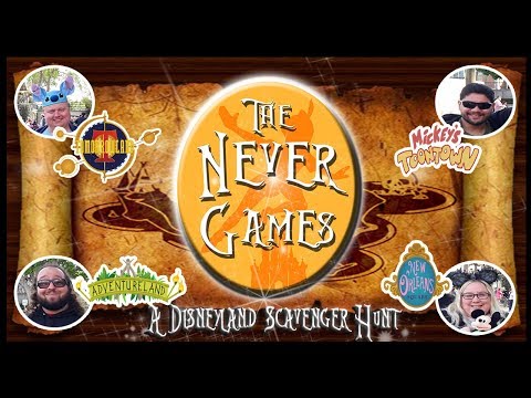 The Never Games- A Disneyland Scavenger Hunt!