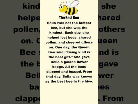 🐝 English Reading Short Story | #englishpractice #englishstory #shorts